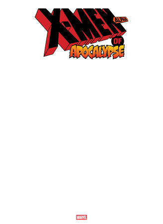 X-Men of Apocalypse Alpha #1 - BLANK VARIANT – Collectors Choice Comics