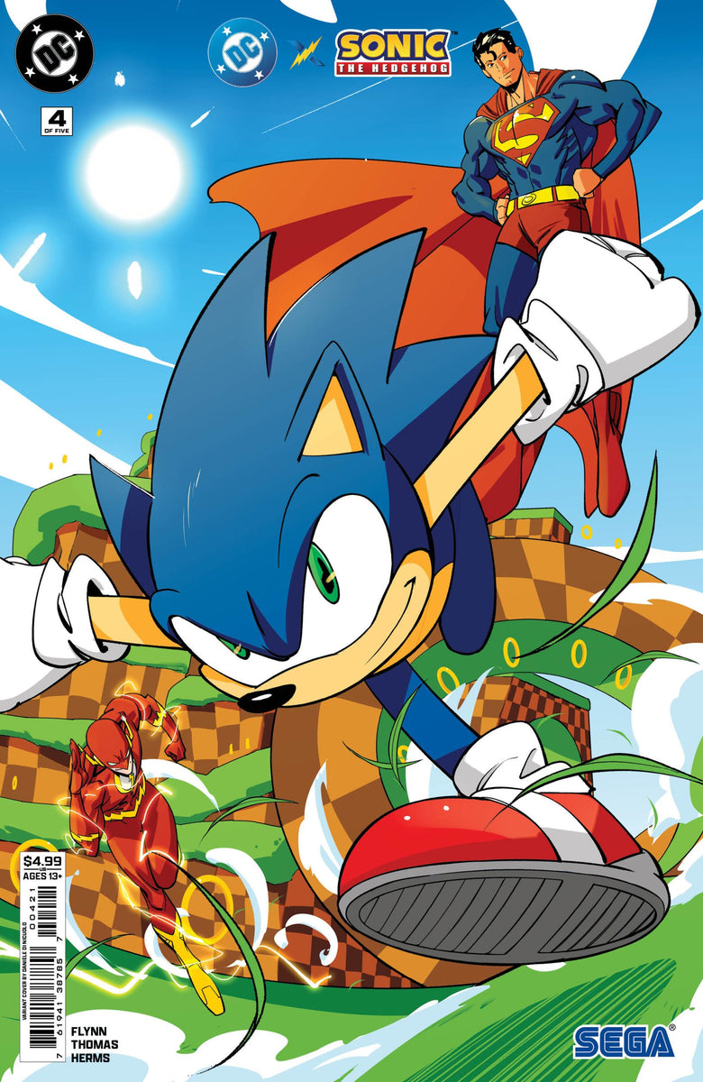 DC x Sonic The Hedgehog #4 (of 5) Cover B - Daniele Di Nicuolo ...